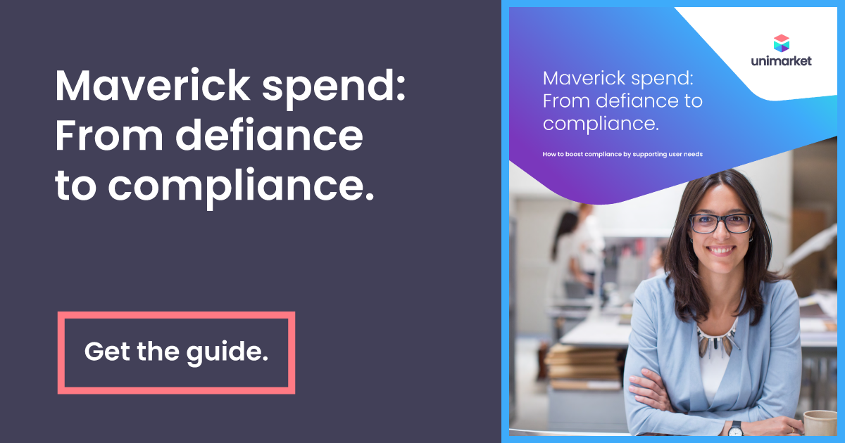 Maverick spend: From defiance to compliance.
